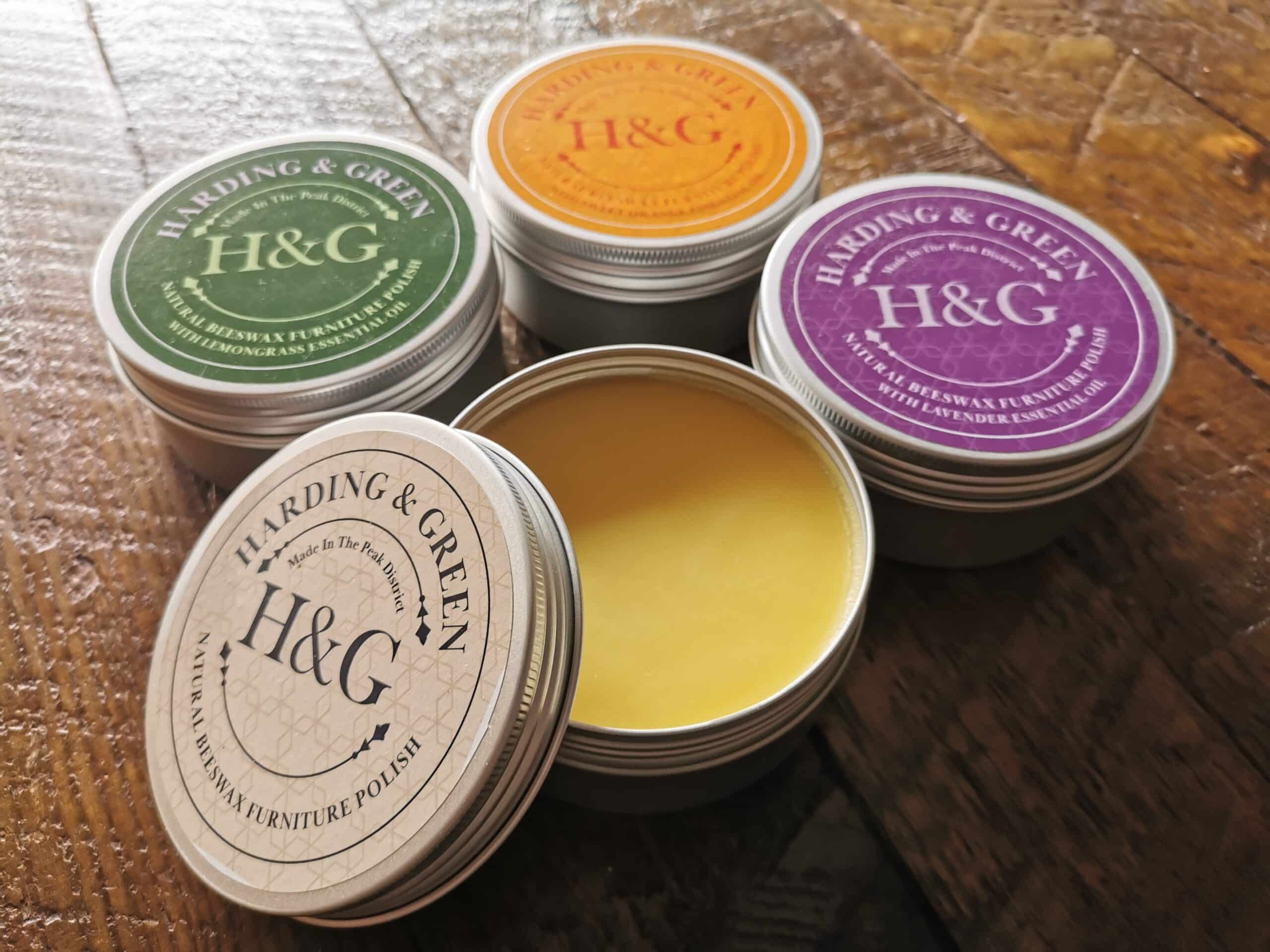 Scented Natural Beeswax and Tung Oil polish - Harding and Green